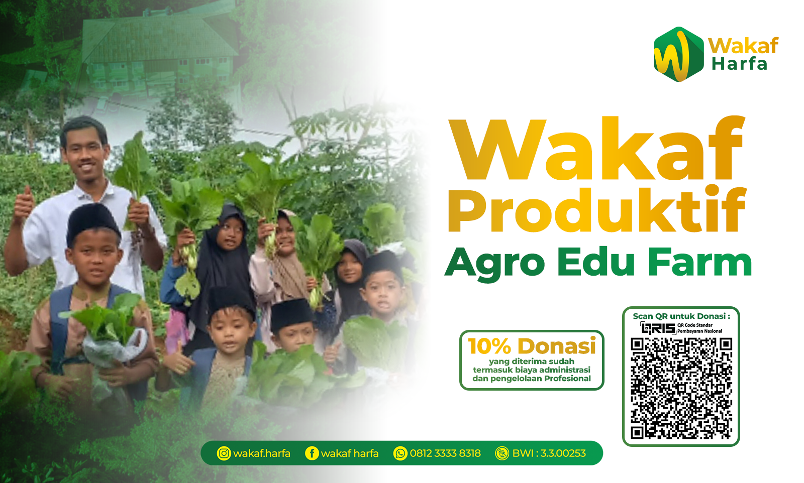 Campaign - Wakaf Produktif: Agro edu farm | LAZ Harapan Dhuafa